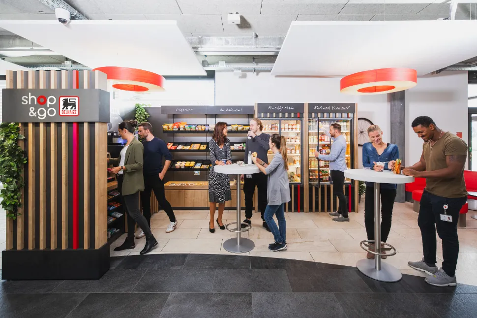 Tout va mieux avec un shop&go Delhaize. | Selecta